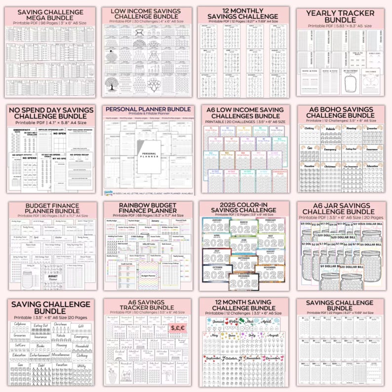 Whole Shop Mega Bundle, LIFETIME Entire Shop Planners Access, Unlimited ...