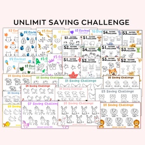 Ultimate Kids Savings Challenge Bundle, Mega A6 Kids Savings Challenge ...