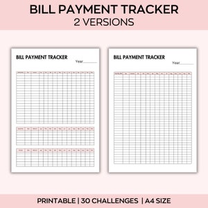 A4 Budget Planner Printable, Finance Planner, Paycheck Budget Printable ...