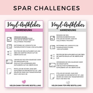 Vinyl Decal, Printable Vinyl Decal Care Card Instructions, Druckbare ...