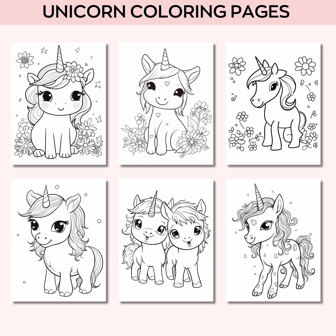 Unicorn Coloring Pages, Kids Coloring Pages, Girls Coloring Pages ...
