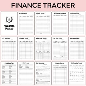 Budget Finance Planner Bundle Printable, Digital Budget Journal Ipad ...