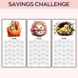 Low Income Savings Challenge Bundle, A6 Money Savings Challenge ...