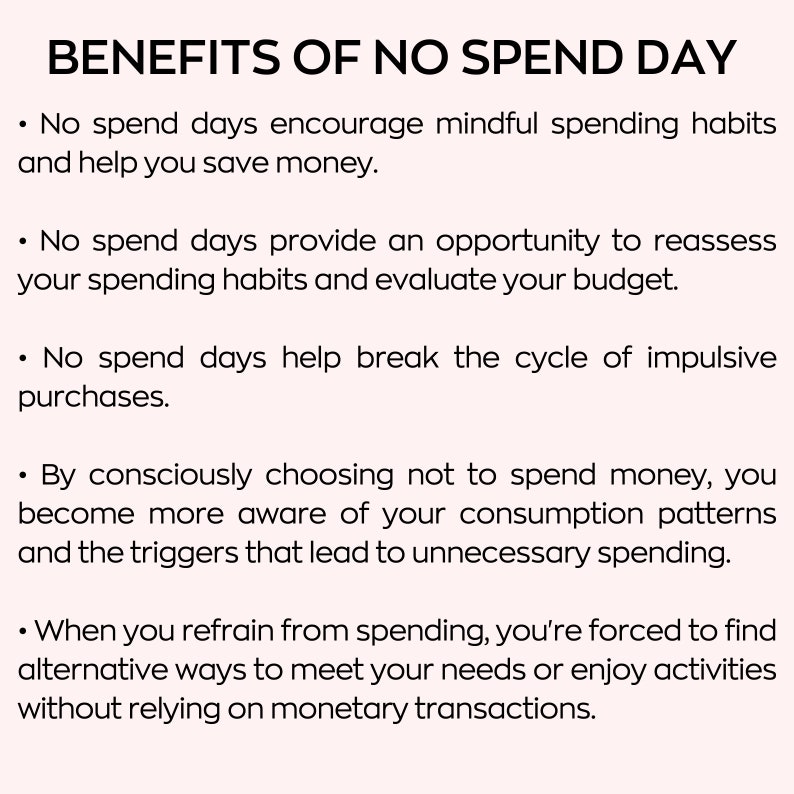 No Spend Month Tracker Printable, No Spend Challenge Printable ...