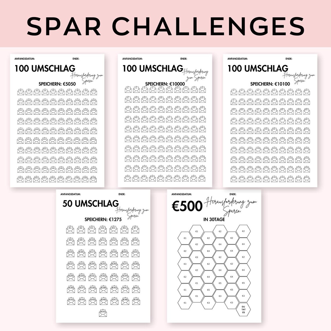 Wunderbar Spar Challenges Zum Ausdrucken Bilder
