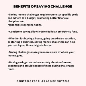 A6 Moving Fund Savings Challenge, Mini Savings Challenge,personal ...