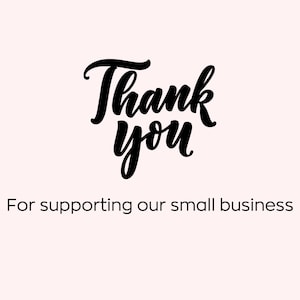 Small Business Thank You Card, Printable Customer Card, Custom Package ...