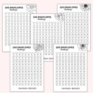 Envelope Savings Challenge Mega Bundle, Money Savings Challenge ...