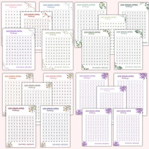 Envelope Savings Challenge Mega Bundle, Money Savings Challenge ...