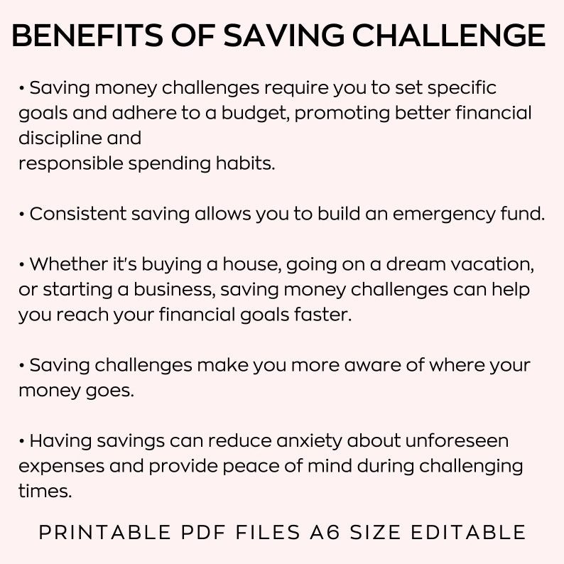 Unexpected Bill Savings Challenge , Mini Savings Challenge, Save ...