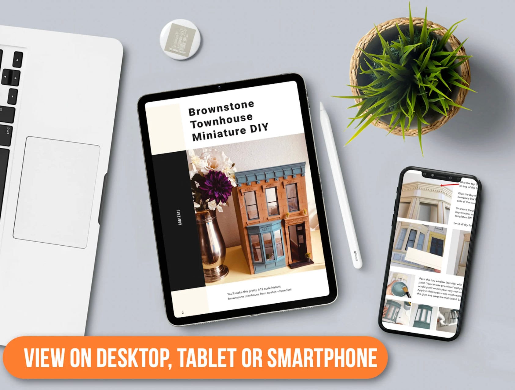 Miniature New York Townhouse – 1:12 Scale Miniature DIY Build, - Etsy