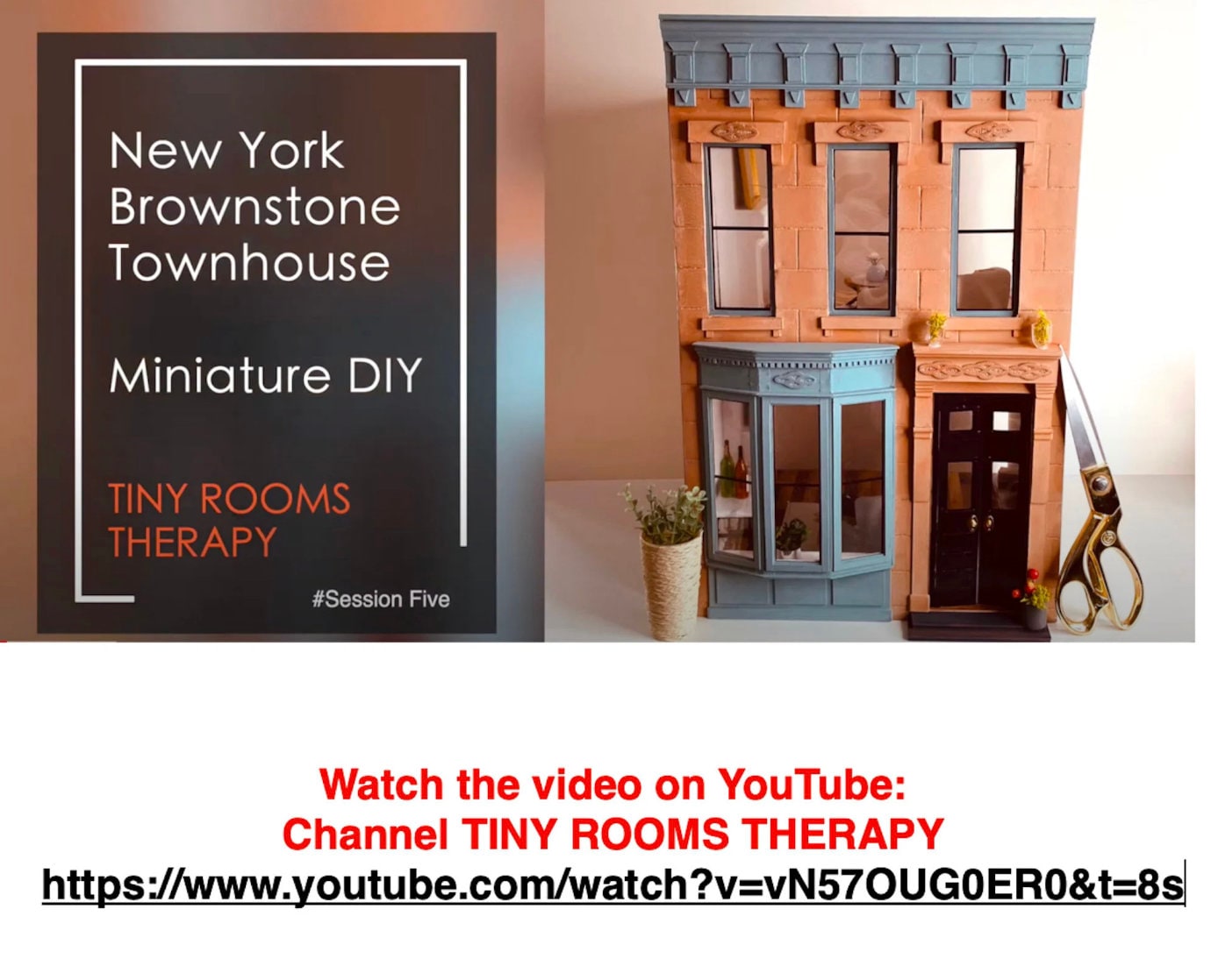 Miniature New York Townhouse – 1:12 Scale Miniature DIY Build, - Etsy