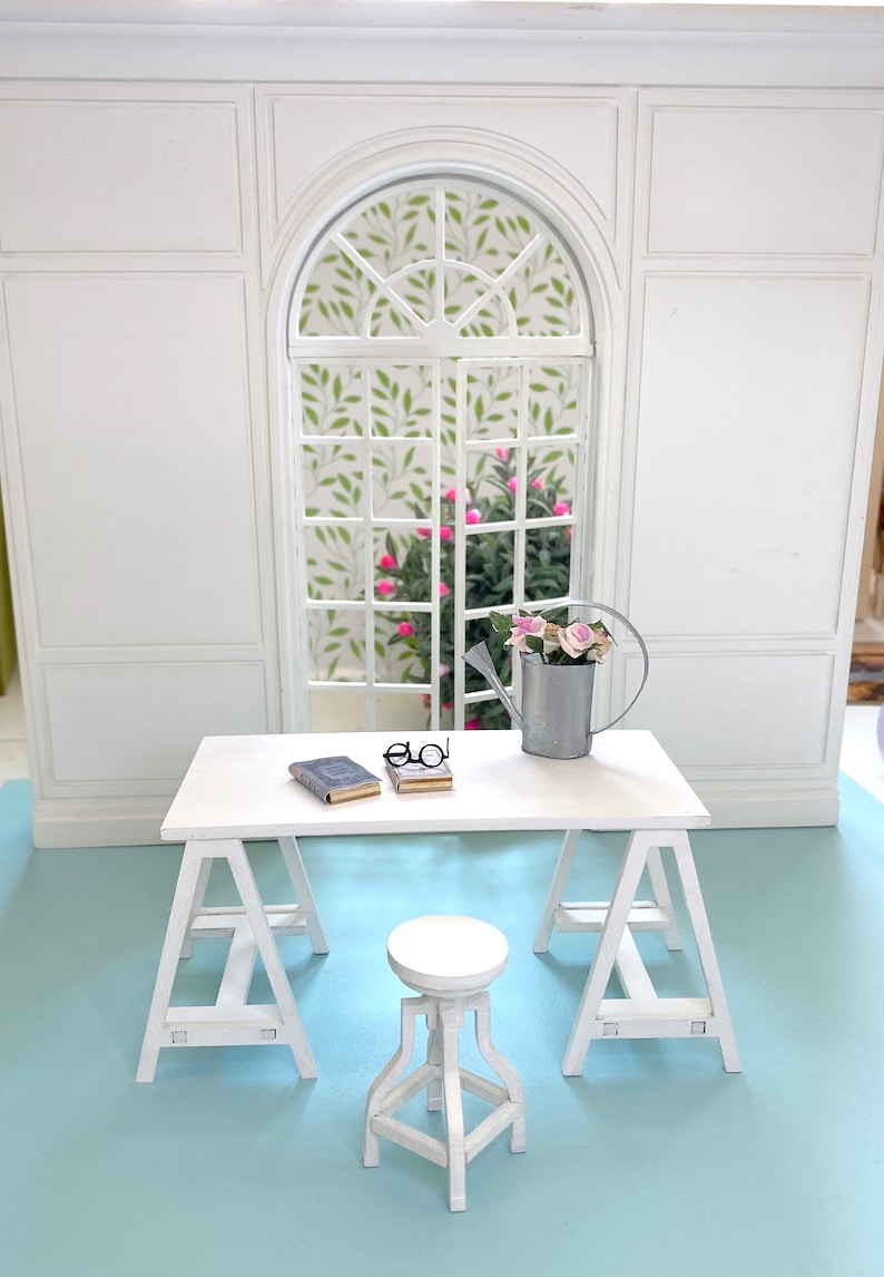 Dollhouse Trestle Table and Stool - SVG Cut Files + Instructions PDF ...