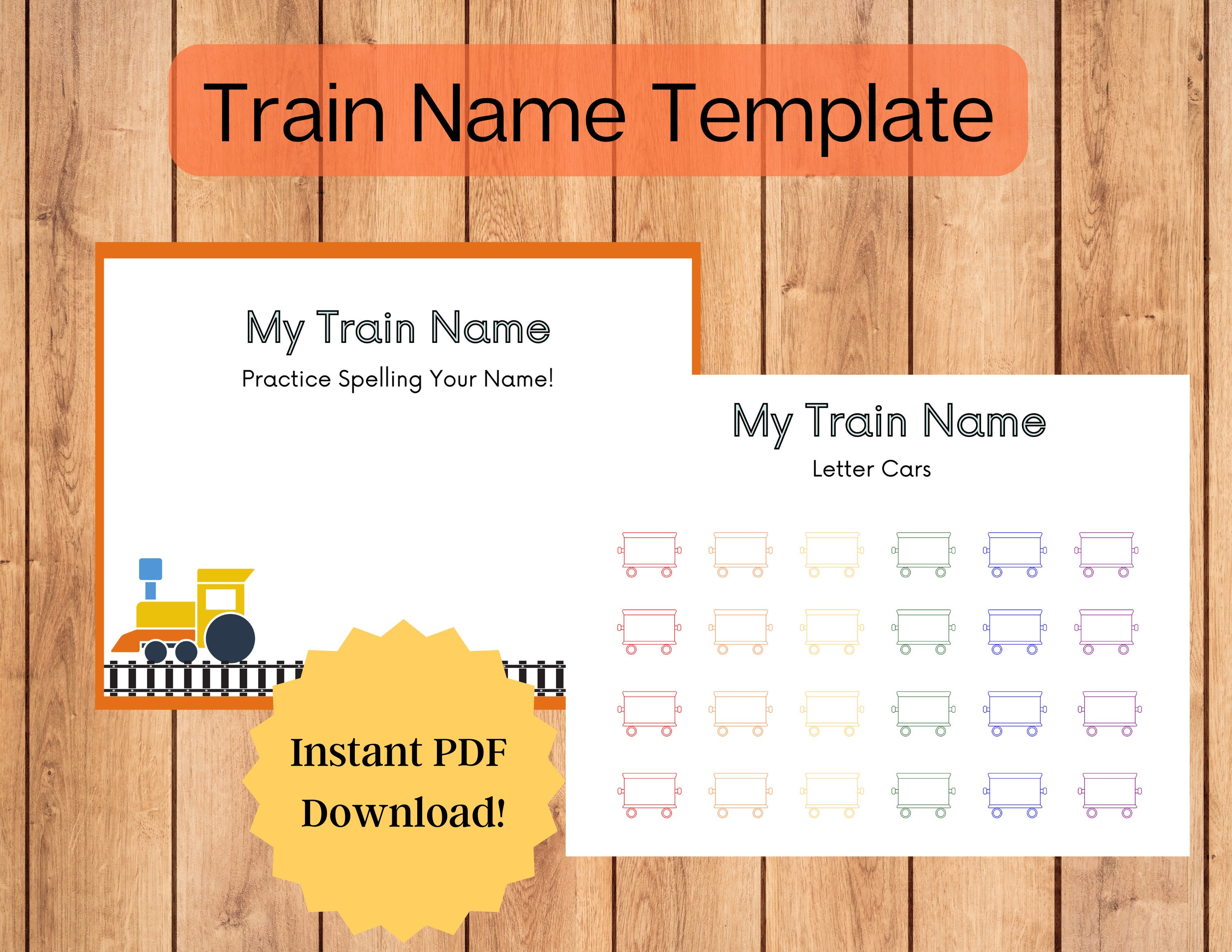 Train Car Template