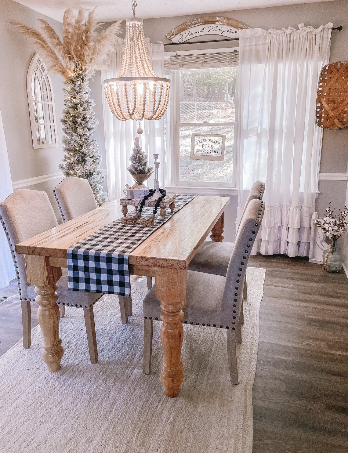 All Ambrosia Maple Turned Leg Table - Etsy