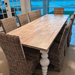 All Ambrosia Maple Bubble Leg Table - Etsy