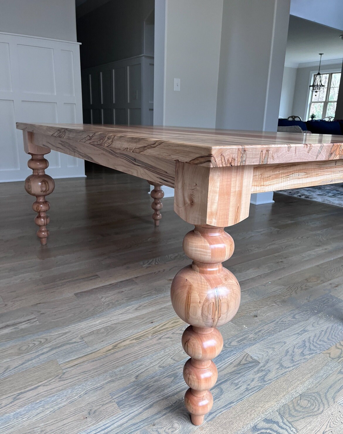 All Ambrosia Maple Bubble Leg Table - Etsy