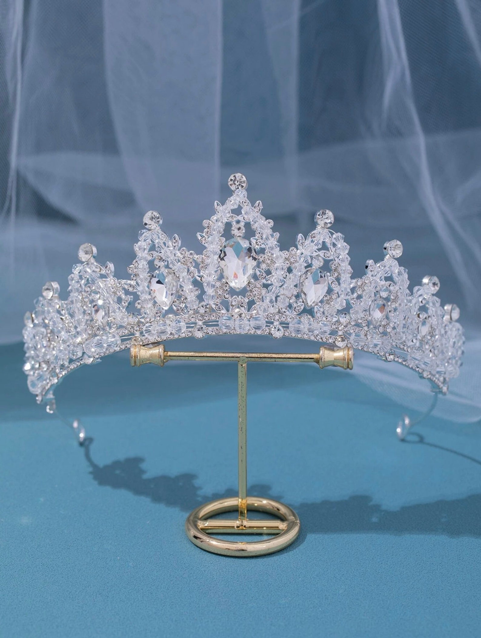 Rhinestone Crown Design Wedding Headband,wedding Jewelry,gift for Her ...