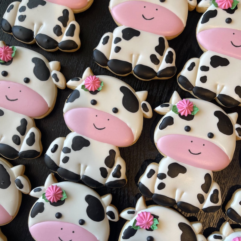 Cow Cookies - Etsy