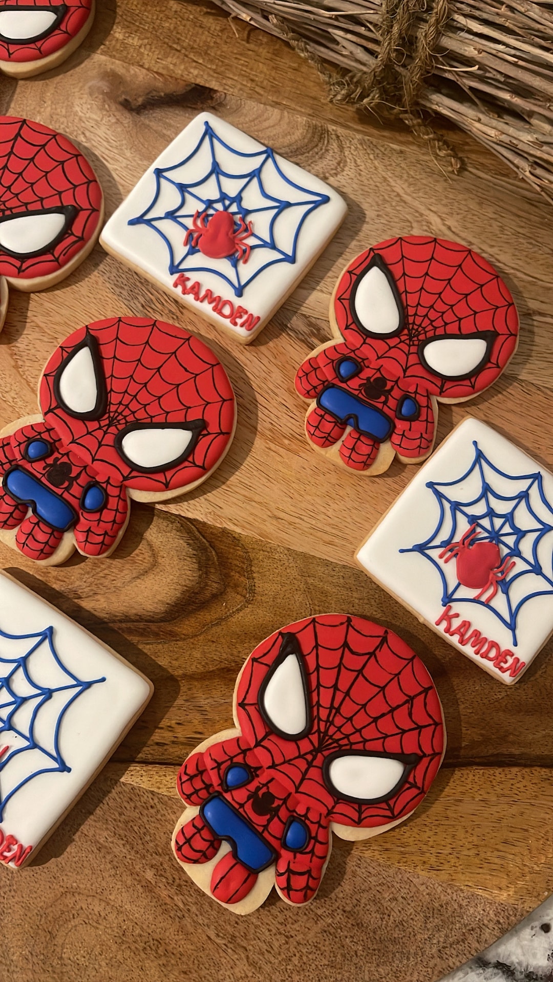 Spider-man Cookies - Etsy