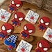Spider-man Cookies - Etsy