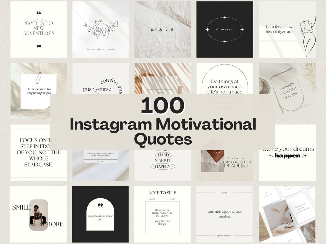 100 Minimalistic Motivational Quotes for Instagram | Instagram Post ...