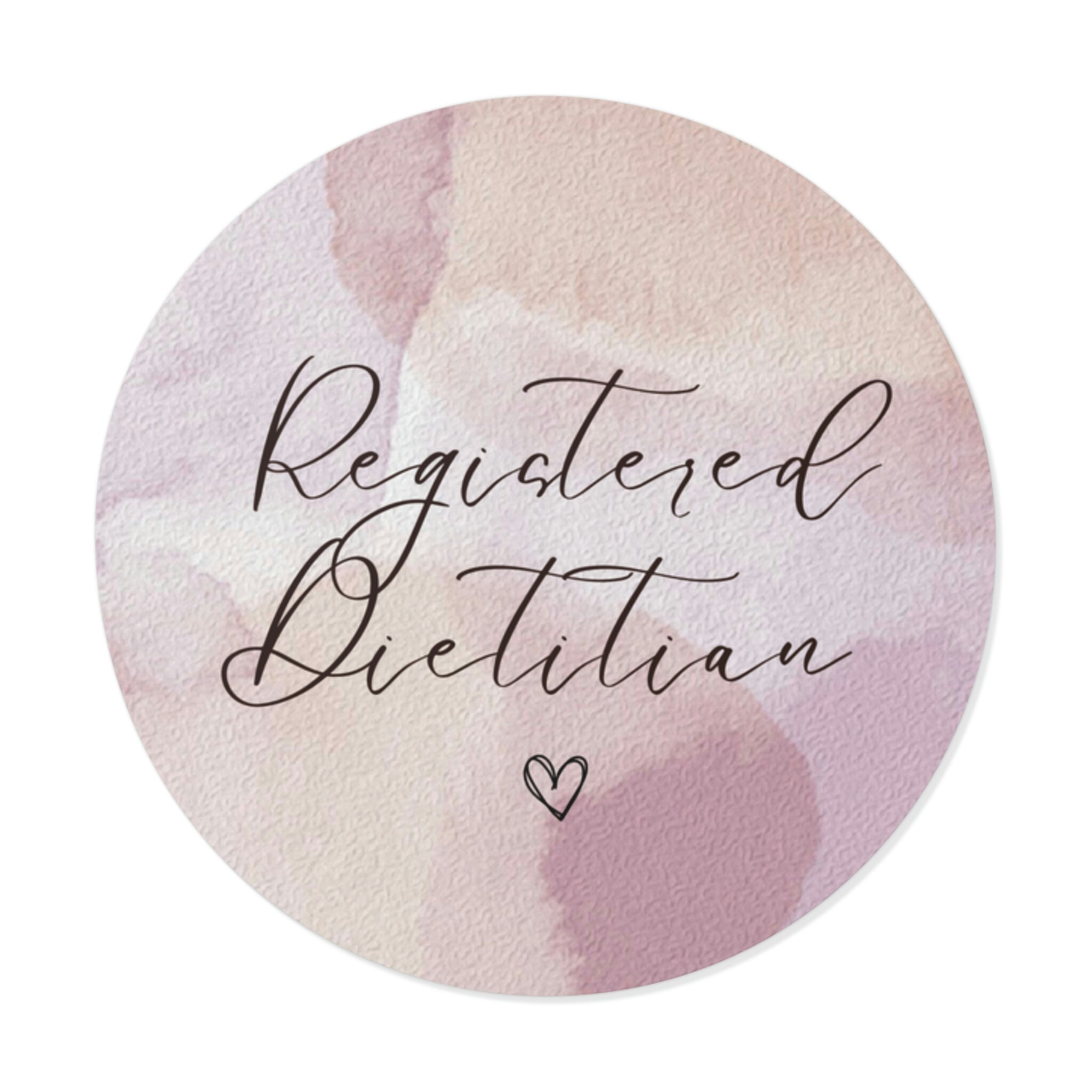Registered Dietitian Sticker registered Dietitian Waterproof - Etsy