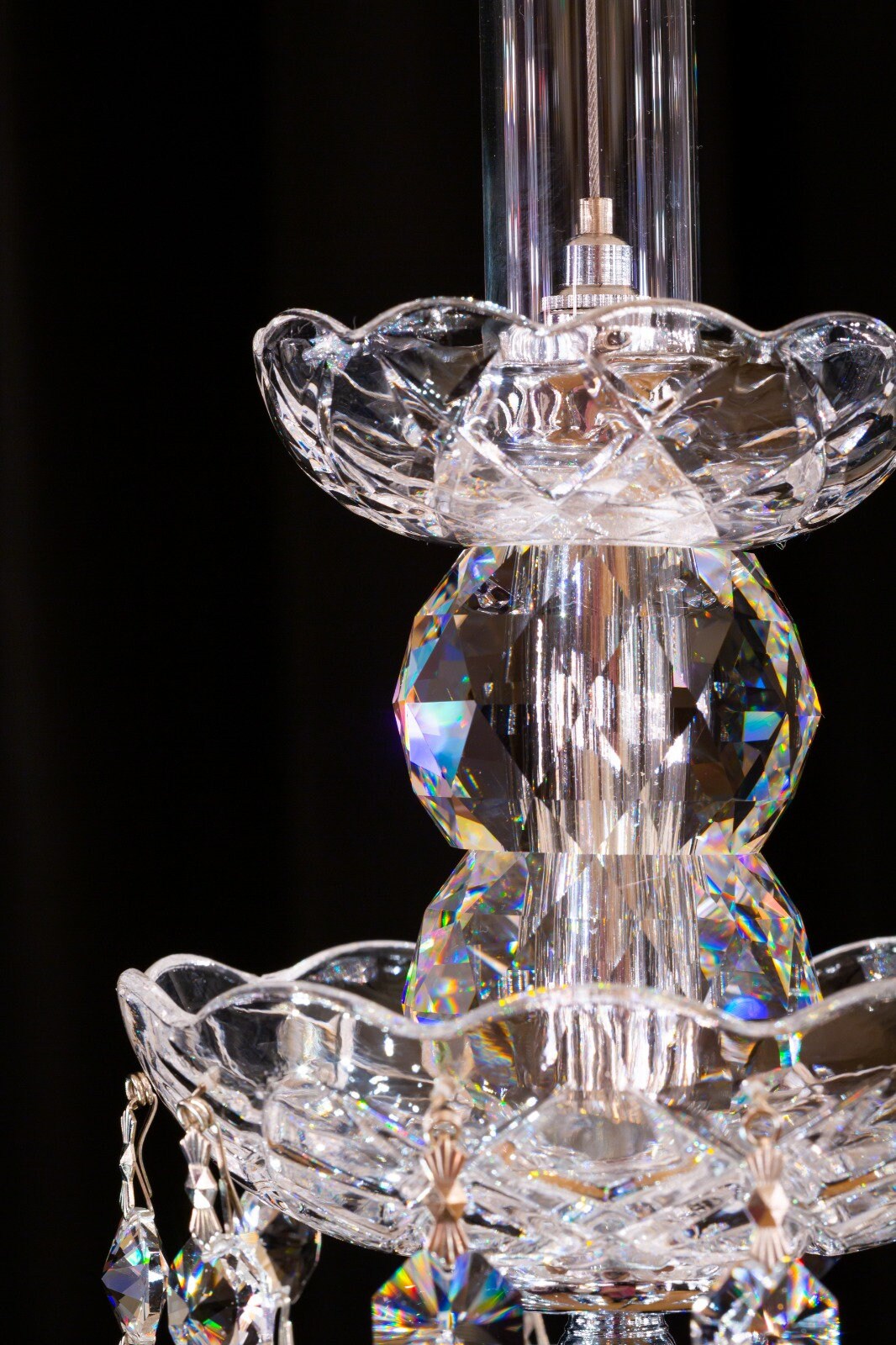 Floating Crystal Chandelier Model Facet - Etsy