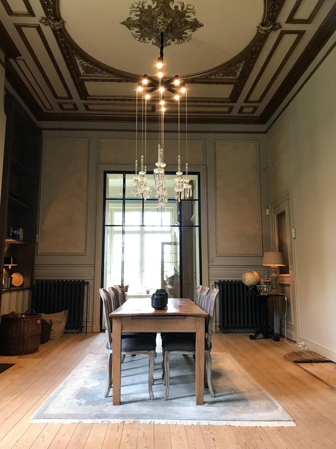 Floating Crystal Chandelier - Model Facet - Etsy