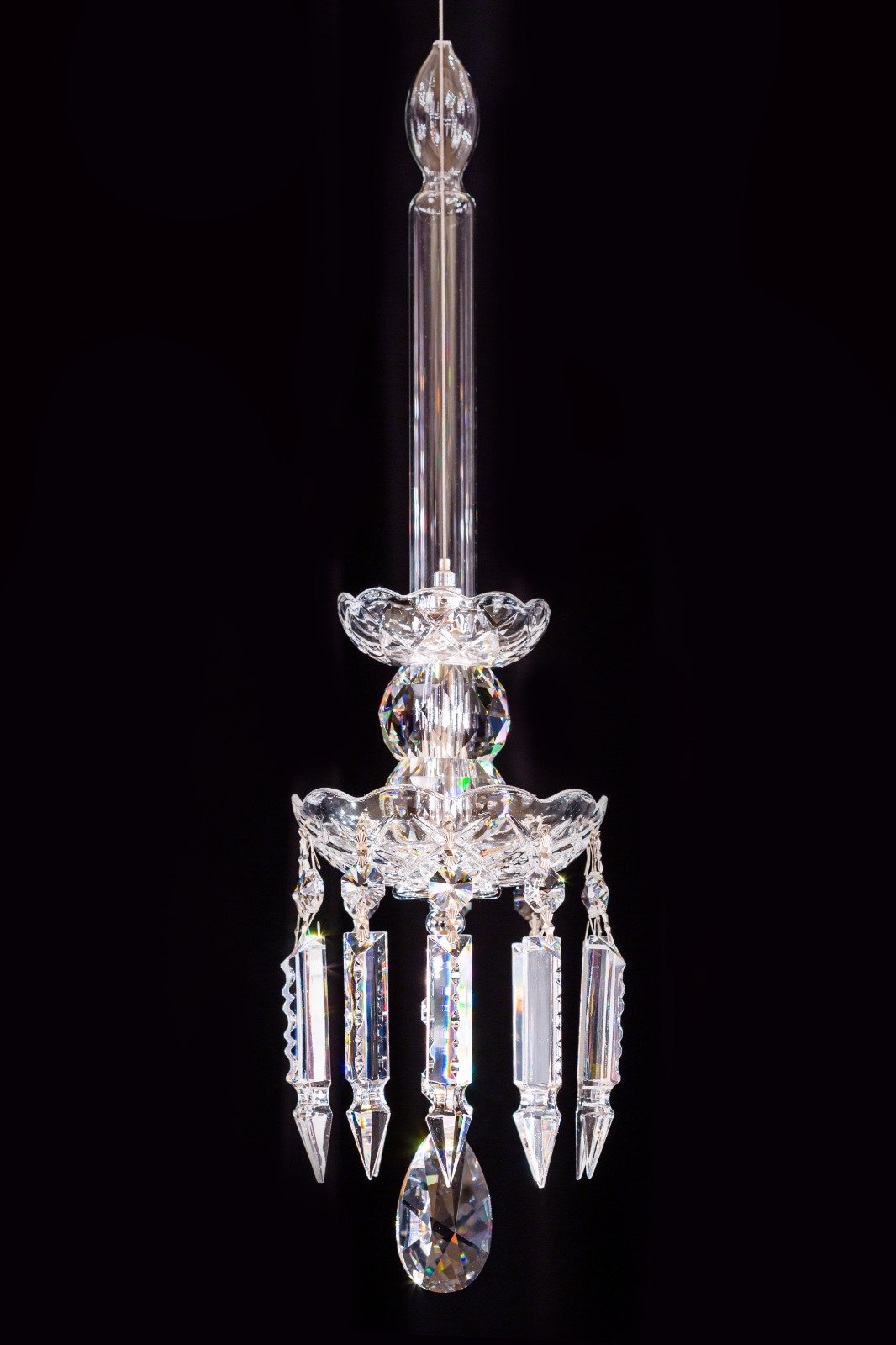 Floating Crystal Chandelier Model Facet - Etsy