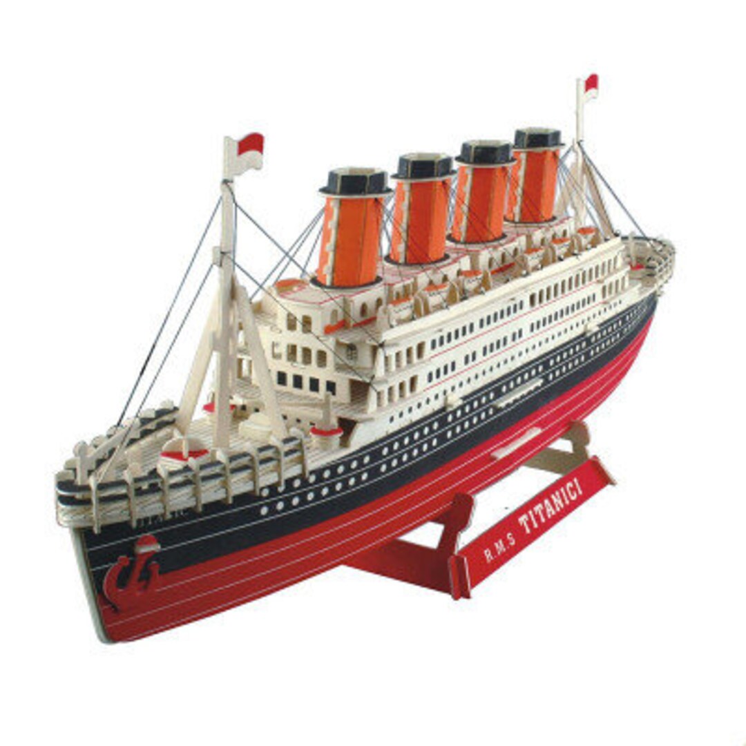 Genuine Hand-made Wooden Assembly Model of the Titanic - Etsy