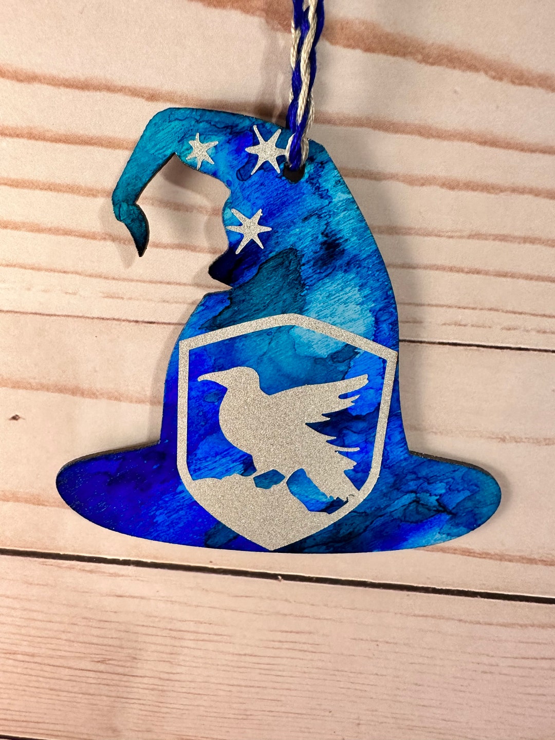 Ravenclaw House Crest Sorting Hat Ornament - Etsy