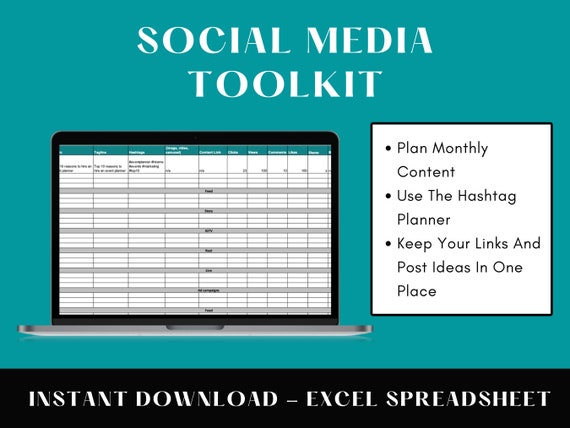 Social Media Planning Toolkit - Etsy