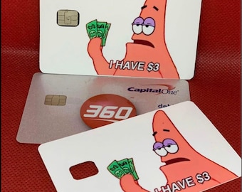 Spongebob Credit Card Skin - Etsy