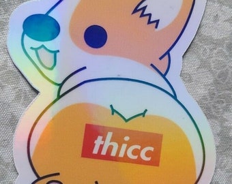 Thick Butt Decal - Etsy
