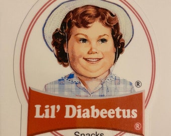 Lil Diabeetus Sticker - Etsy
