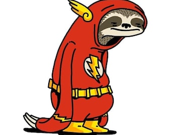 Flash Sloth - Etsy