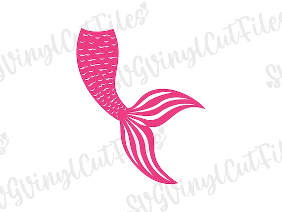 Mermaid Tail SVG Mermaid Tail Cut File Baby Girl Vector - Etsy