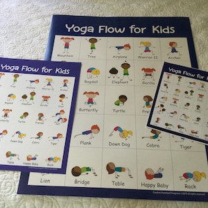 Yoga Poster for Kids - Etsy