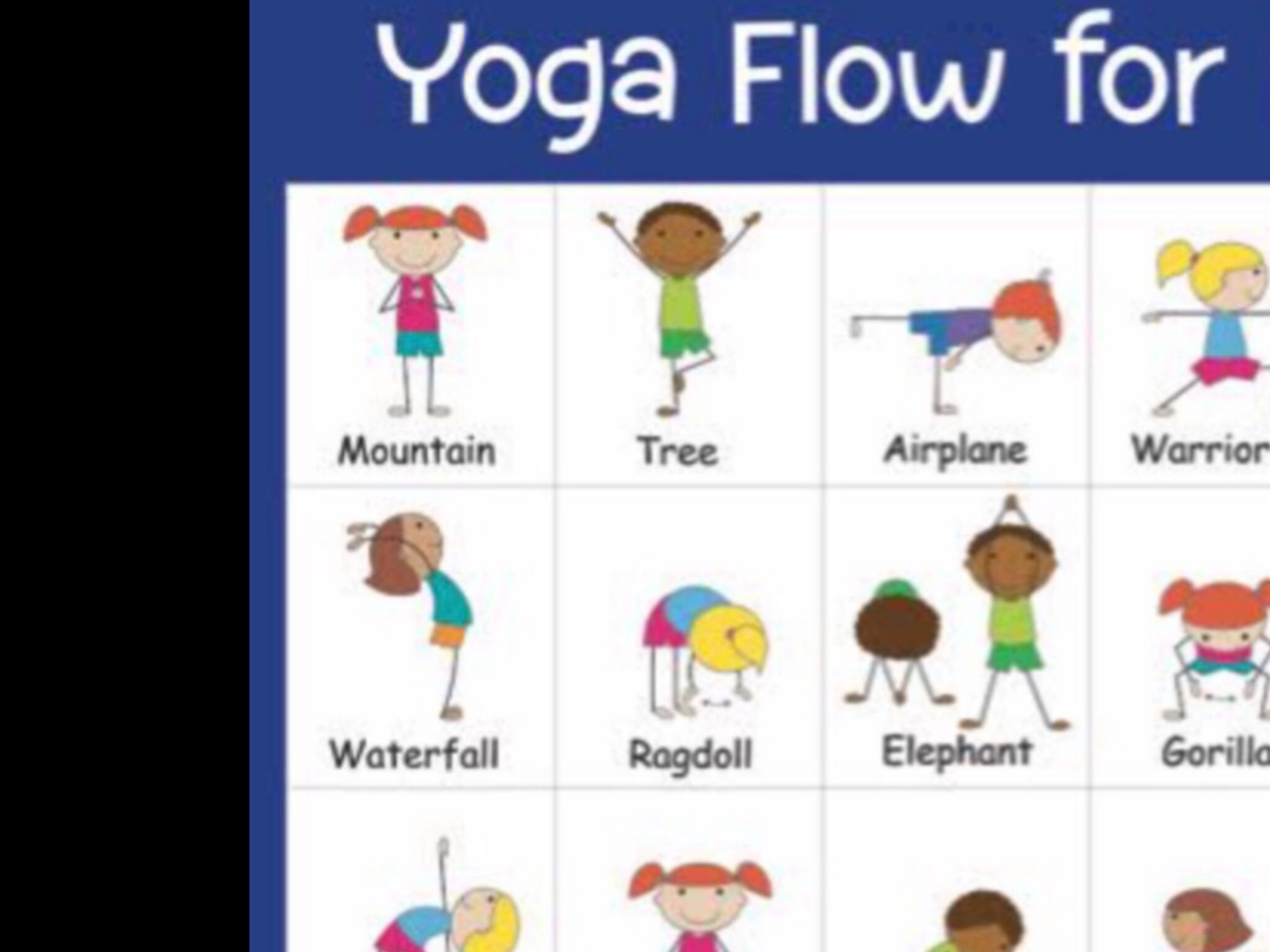 Yoga Flow Poses Poster for Kids - Etsy