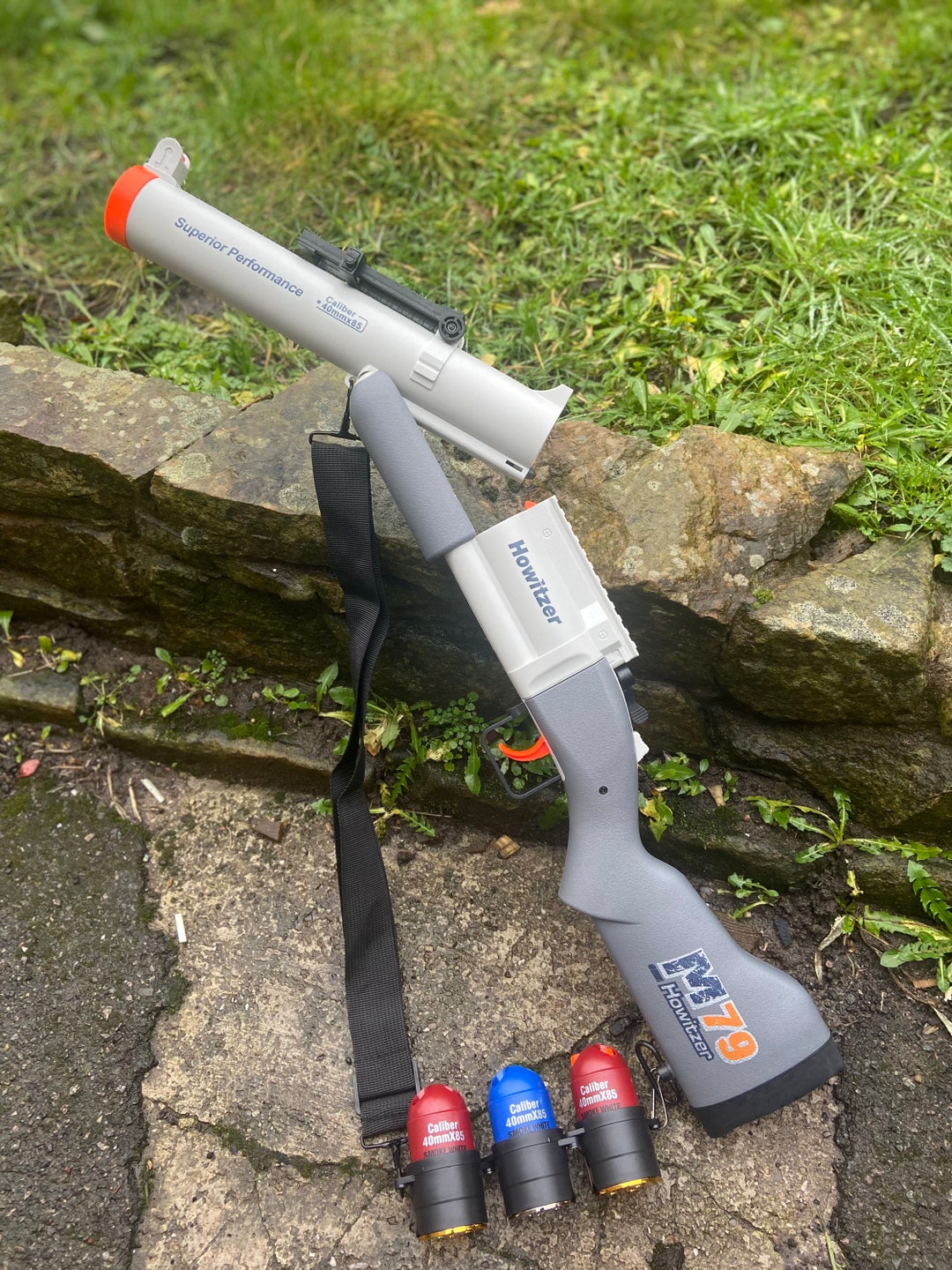 M79 Grenade Launcher Shell Ejecting Dart Blaster Cosplay / Prop Toy Gun ...