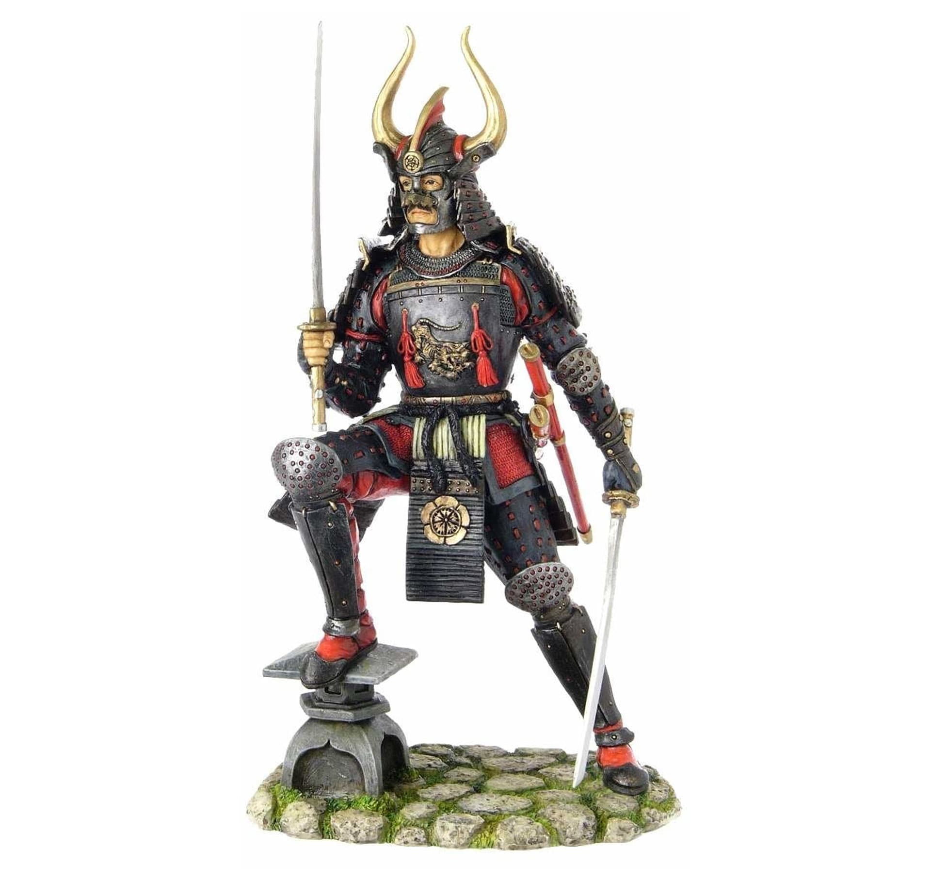 9.8 Inch Authentic Samurai Statue Japanese Samurai Statue Samurai ...