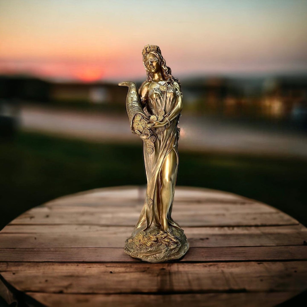 Fortuna Statue Symbol of Luck and Fortune in Roman Mythology - Etsy