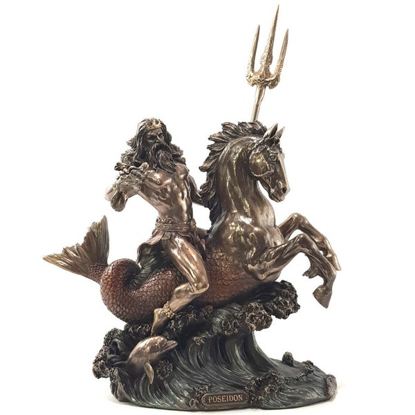 Poseidon Statue - Etsy