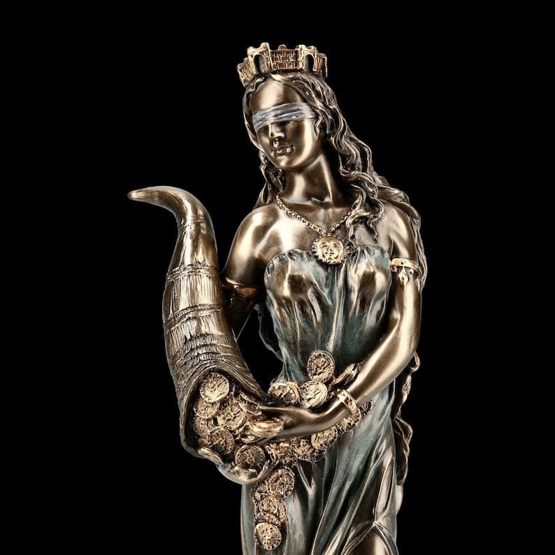 Fortuna Statue Symbol of Luck and Fortune in Roman Mythology - Etsy