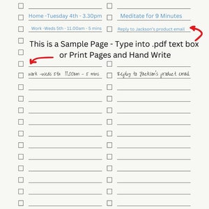 IF-THEN Checklists & Guide - Free Your Mind for More - Etsy