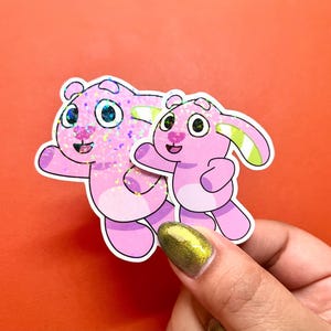 Floppy, Bingo’s Toy, Bunny, Plush, Nighttime: Water-resistant Sticker ...