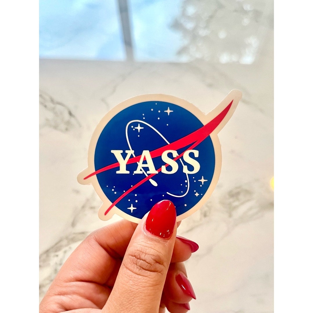 NASA, Nope, Weeb, Sass, Yass, Stickers, Space Fun, Water-resistant ...