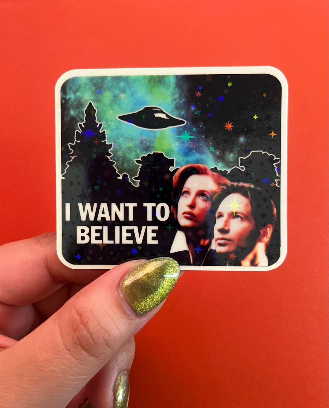 X Files Sticker, Scully and Mulder, the Truth is Out There, Sci-fi TV ...