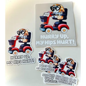 Grouchy Grannies, Window Decal is UV Resistant/waterproof, Stickers and ...